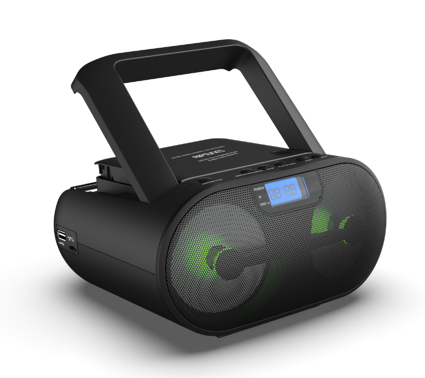 Riptunes Portable MP3 CD Player Boombox Elite